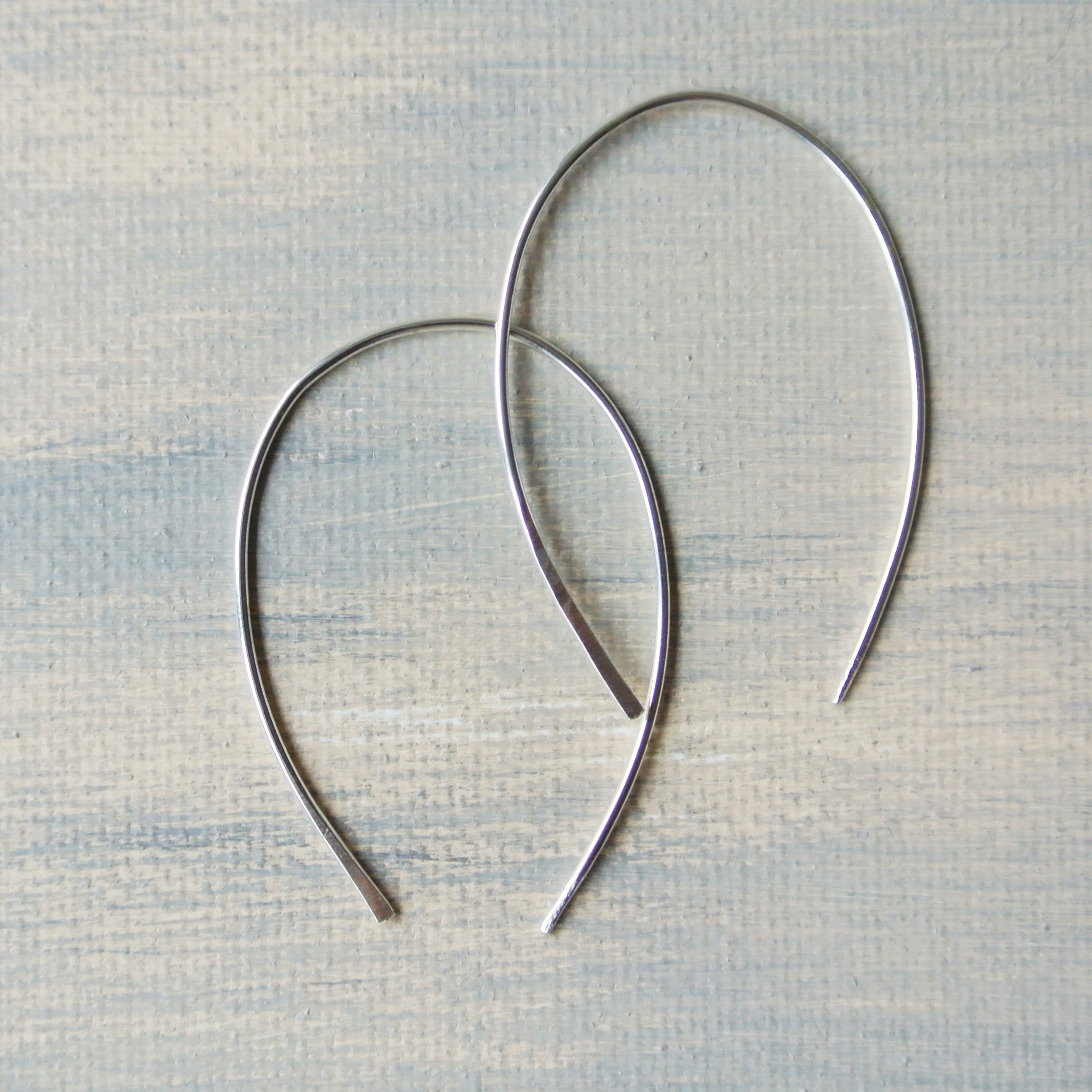 Silver Open Hoop Medium Earrings - Nickel Free (Hypoallergenic) – The ...
