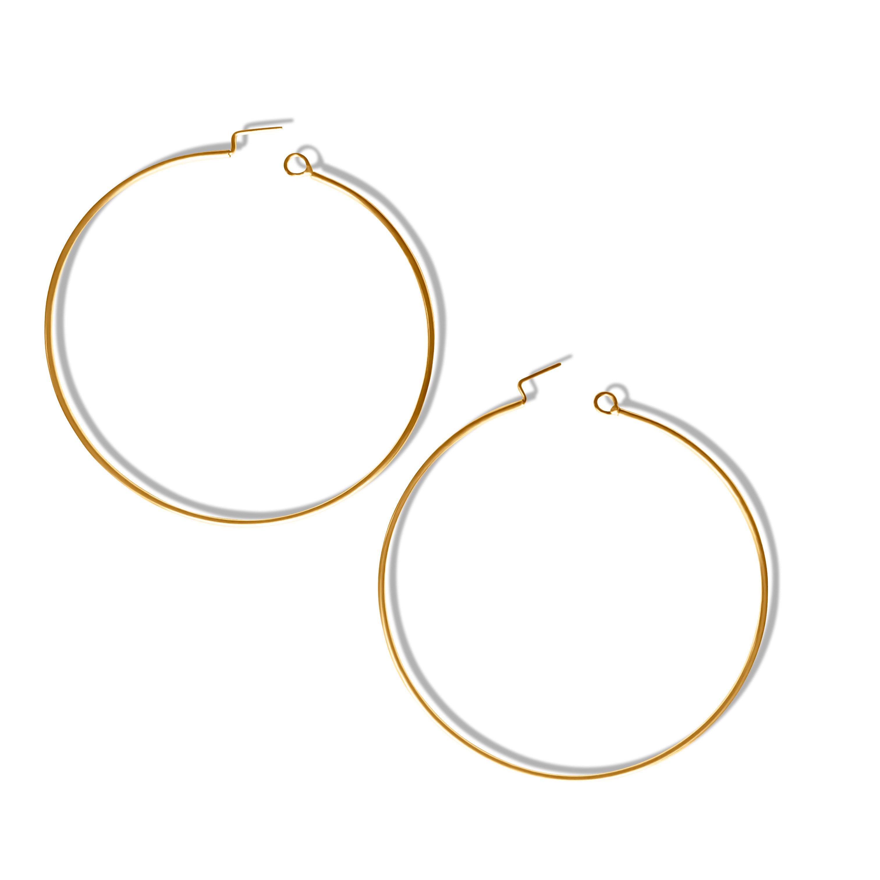 Shawny - 14kt Gold Filled Classic Large Hoop Earrings – The Pink Locket